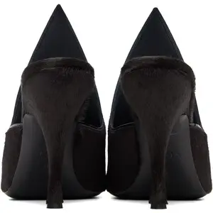 Alaïa Calf-hair Mules - Black