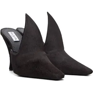 Alaïa Calf-hair Mules - Black