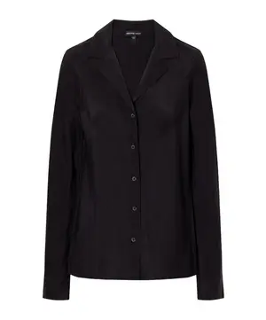 JAMES PERSE Minimal Long-sleeve Shirt - Black