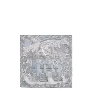 Dior Avenue90 Square Scarf - Gray