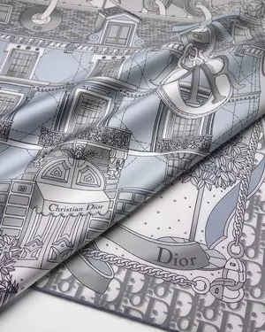 Dior Avenue90 Square Scarf