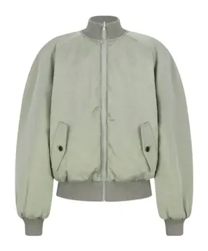AMOMENTO Long-sleeved Cropped Jacket