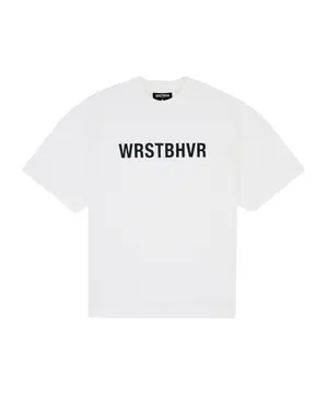 WRSTBHVR Logo-print T-shirt - White