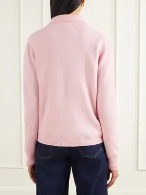 Daughter Wool Polo Cardigan