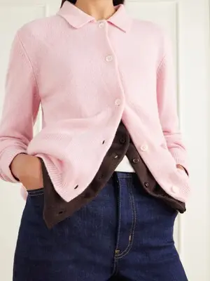 Daughter Wool Polo Cardigan