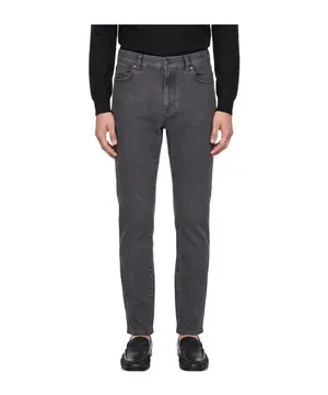 Zegna Logo-patch Straight-leg Jeans