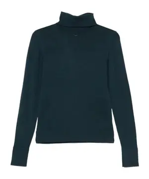 Patrizia Pepe Fine Gauge Turtleneck Knit Top