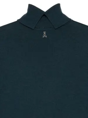 Patrizia Pepe Fine Gauge Turtleneck Knit Top