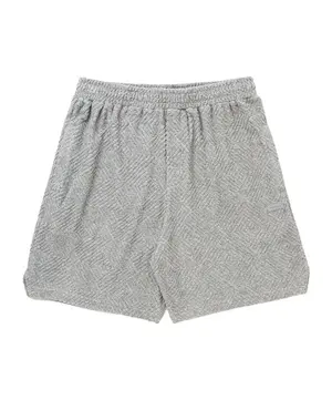 WRSTBHVR Fred V2 Geometric-patterned Terry-cloth Shorts - Gray
