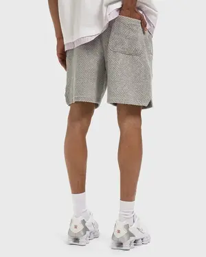 WRSTBHVR Fred V2 Geometric-patterned Terry-cloth Shorts