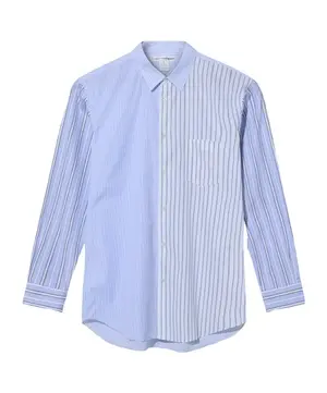 Comme Des Garçons Striped Shirt - Blue