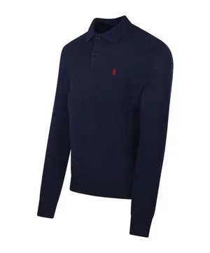 Ralph Lauren Polo Long-sleeved Knitted Polo Shirt