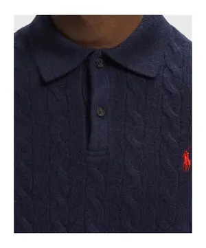 Ralph Lauren Polo Long-sleeved Knitted Polo Shirt