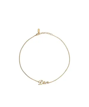 Dior Ribbon Necklace - Yellow