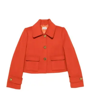 P.a.r.o.s.h Button-up Cropped Jacket - Orange
