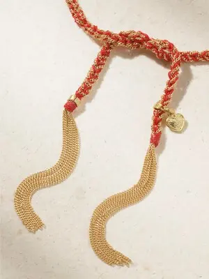 Carolina Bucci 18-karat Gold Silk Bracelet