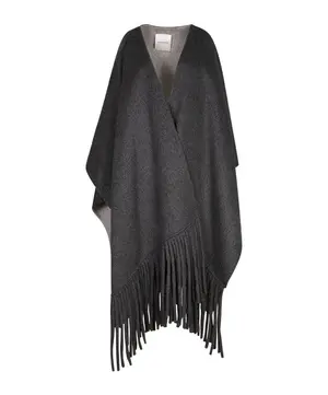 ERMANNO FIRENZE Fringed Cape