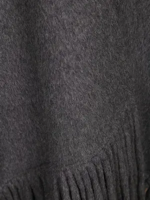ERMANNO FIRENZE Fringed Cape