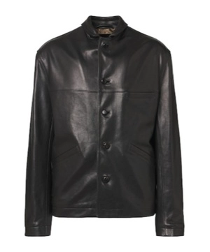 LEMAIRE Simple Leather Jacket