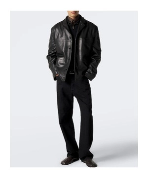 LEMAIRE Simple Leather Jacket