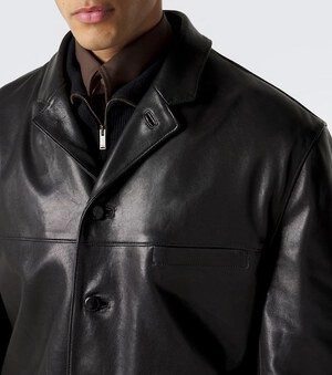 LEMAIRE Simple Leather Jacket