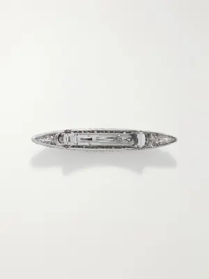 JENNIFER BEHR Crystal-embellished Silver-tone Metal Hairclip