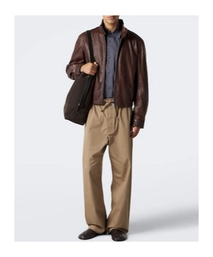 LEMAIRE Harrington Leather Jacket