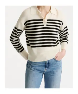 Marella Cashmere And Wool Polo Jumper