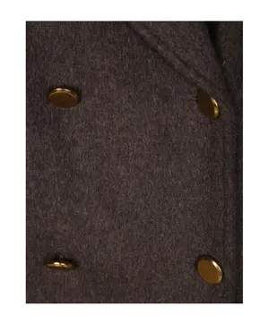 P.a.r.o.s.h Double Breasted Coat - Brown