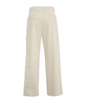 DONDUP Pleated Wide-leg Casual Trousers
