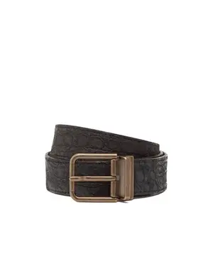 Dolce & Gabbana Adjustable Buckle Belt - Black