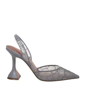 Amina Muaddi Pointed-toe High-heeled Sandals