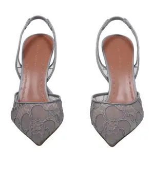 Amina Muaddi Pointed-toe High-heeled Sandals