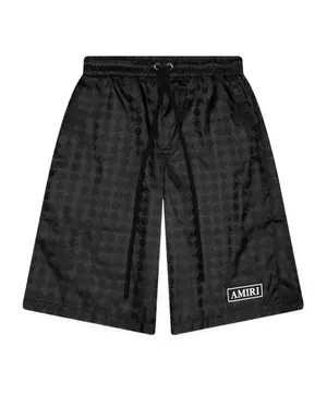 Amiri Ma Quad Logo Jacquard Shorts - Black