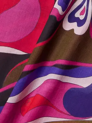 Emilio Pucci Printed Cotton-voile Kaftan