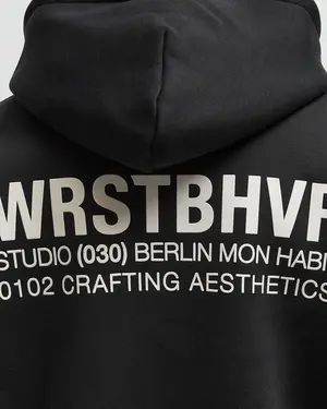 WRSTBHVR Logo-print Hoodie