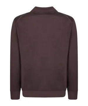 Canali Half-zip Polo-collar Sweater