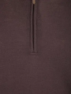 Canali Half-zip Polo-collar Sweater