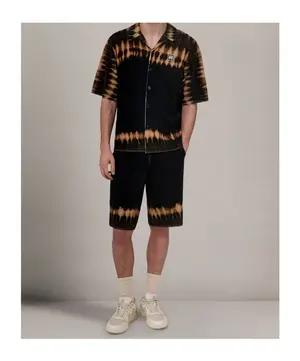 Amiri Ma-patch Tie-dye Knit Shorts