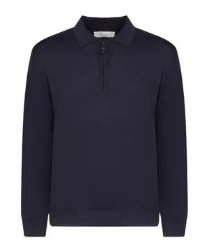 Canali Quarter-zip Polo-collar Sweater