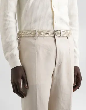 Dolce & Gabbana Woven Leather Belt
