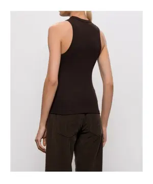 DONDUP Fine-ribbed Stretch Tank Top