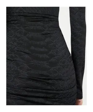 Roberto Cavalli Snake-detail Midi Dress