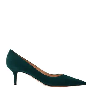 GIANVITO ROSSI Suede Pumps - Black