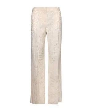 Roberto Cavalli Jacquard Straight-leg Pants
