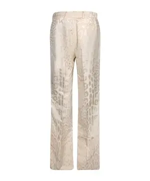 Roberto Cavalli Jacquard Straight-leg Pants