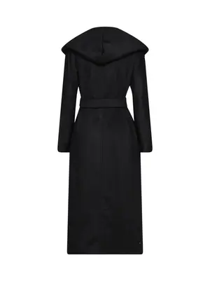 Max Mara Mstelegia Belted Coat - Black