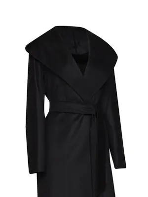 Max Mara Mstelegia Belted Coat - Black