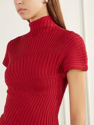 Cult Gaia Annemie Ribbed Top