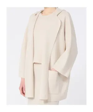 Max Mara Wool And Cashmere Hooded Cardigan